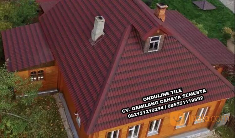 Onduline Tile - Red 3D / Atap Bitumen / Genteng Aspal di Kab. Sidoarjo ...