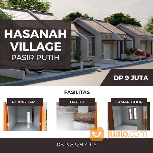 Hasanah Village Pasir Putih hanya dengan 9jt sudah punya rumah di Kota Depok, Jawa Barat | Jualo.com