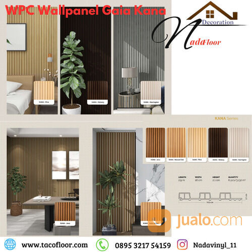 WPC Wall Panel Dinding Gaia Kana Series Motif Kayu di Kota Jakarta ...