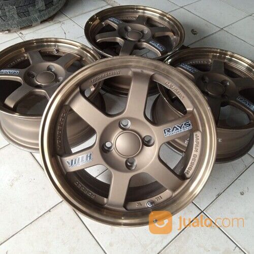 VELG MOBIL RACING VOLK RAYS R15X6,5 PCD 4X100 ET40 SURABAYA di Kota ...