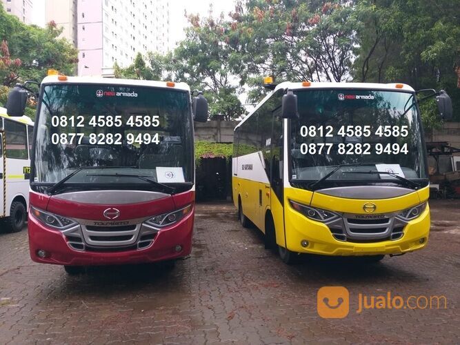 Harga Medium Bus Jemputan Karyawan Medium Bus Pariwisata Jelajah Pesona ...