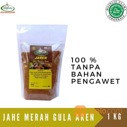 JAHE MERAH BUBUK GULA AREN 1KG POUCH/ ASLI 100 %/ ZAYEEDA /RIMPANG ...