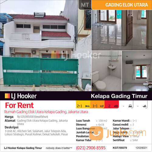 Rumah Gading Elok Utara Kelapa Gading, Jakarta Utara di Kota Jakarta ...
