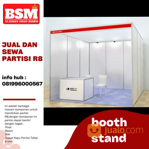 rental booth partisi r8 3x3 jabodetabek 081996000567 di Kota Tangerang ...