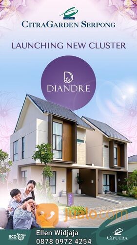 Citra Garden Serpong Cluster Diandre strategis dekat stasiun dan tol di ...