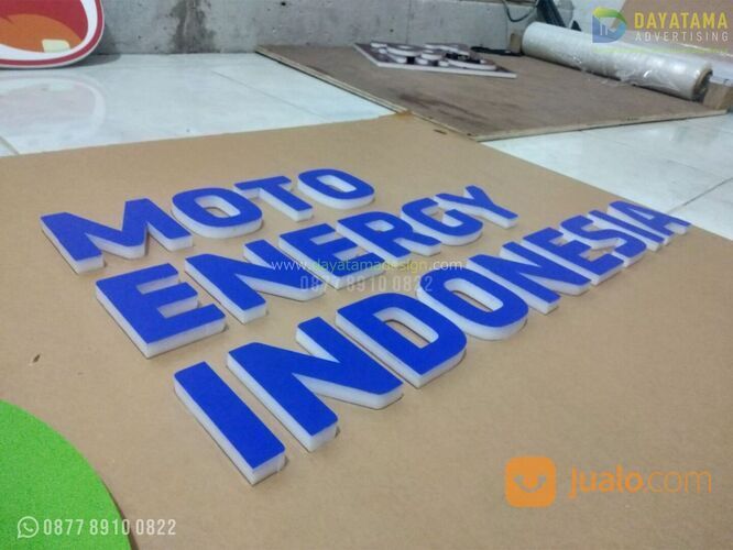 Sign Board Papan Nama Kantor Huruf Timbul Laser Akrilik di Kab ...