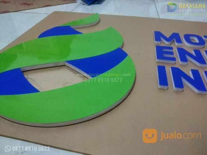 Sign Board Papan Nama Kantor Huruf Timbul Laser Akrilik di Kab ...