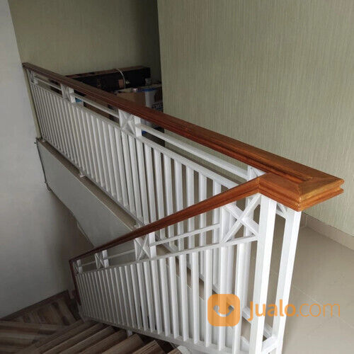 railing tangga handrail kayu di Kab. Sidoarjo, Jawa Timur | Jualo.com