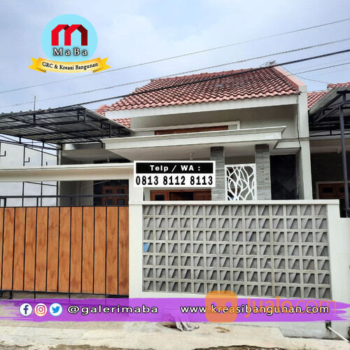 Roster Dinding GRC Minimalis Pagar rumah di Kota Yogyakarta, Yogyakarta ...