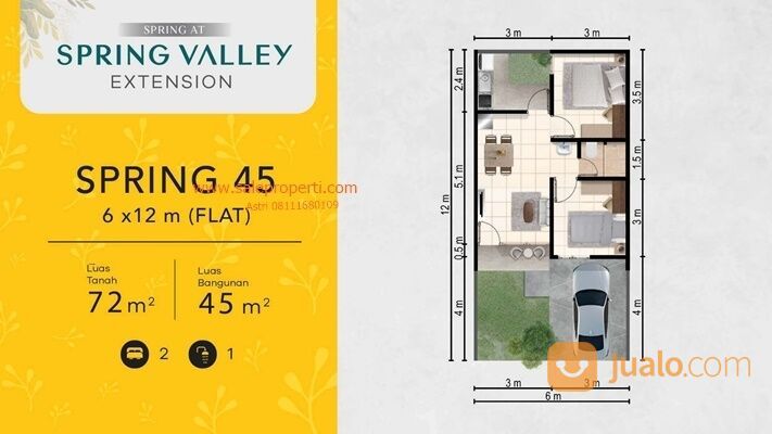 Spring Valley Extension Sentul City Bogor Rumah Baru View Gunung di Kab ...