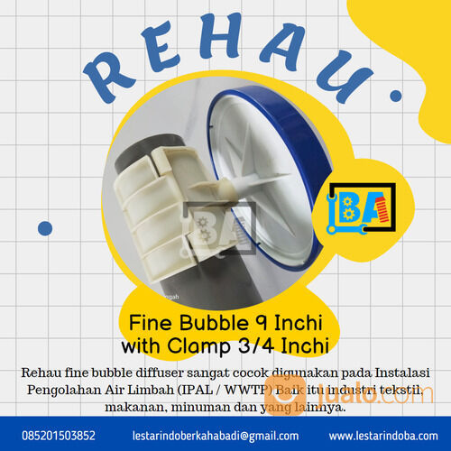 Fine Bubble Diffuser IPAL 9 Inchi Rehau SSI Jagger Di Semarang di Kota ...