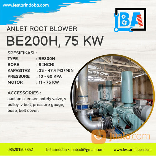 Root Blower Ipal WWTP Di Surabaya di Kota Surabaya, Jawa Timur | Jualo.com