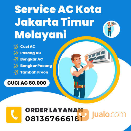 Service AC Cipinang Melayu Jakarta Timur 081367666181 di Kota Jakarta Timur, DKI Jakarta | Jualo.com