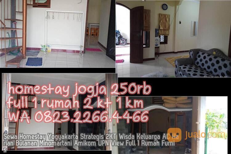Sewa Homestay Yogyakarta Strategis 2KT Wisda Keluarga AC Harian Bulanan Minomartani Amikom UPN ...