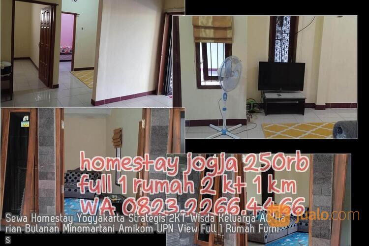Sewa Homestay Yogyakarta Strategis 2KT Wisda Keluarga AC Harian Bulanan Minomartani Amikom UPN ...
