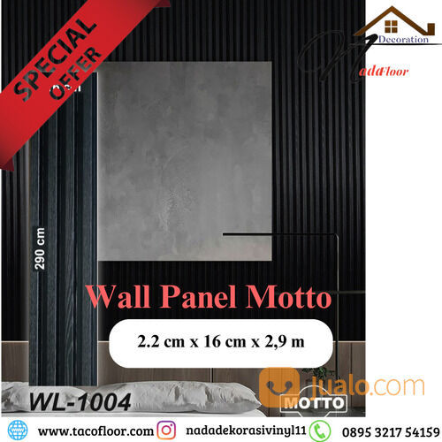wpc wall panel dinding Motto motif kayu tebal 2,2 cm di Kota Jakarta ...