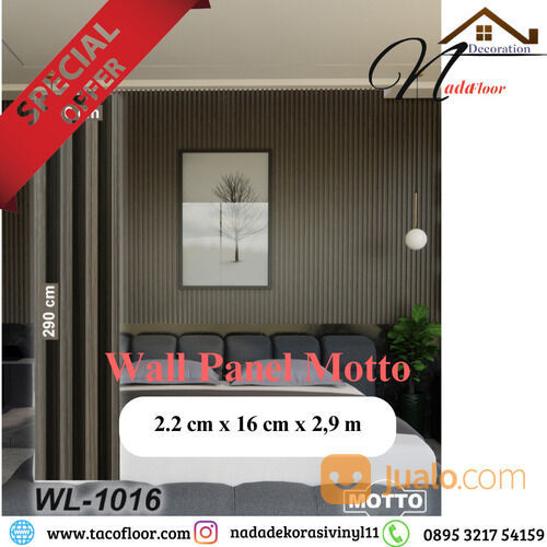 wpc wall panel dinding Motto motif kayu tebal 2,2 cm di Kota Jakarta ...