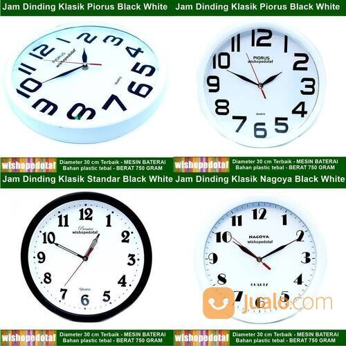 Jam Dinding Besar Black White di Kota Jakarta Pusat, DKI Jakarta ...