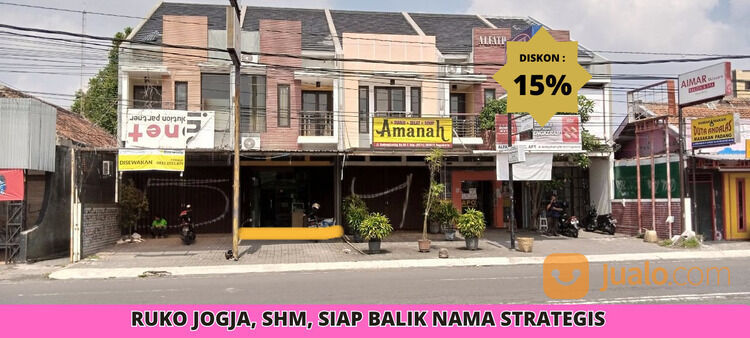 Ruko Jogja SHM Siap Balik Nama 5 Menit JEC Mangku Jalan Raya Aspal di ...