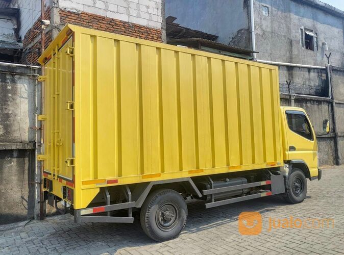 CDE LONG mitsubishi colt diesel canter engkel FE71L box besi 2018 di ...