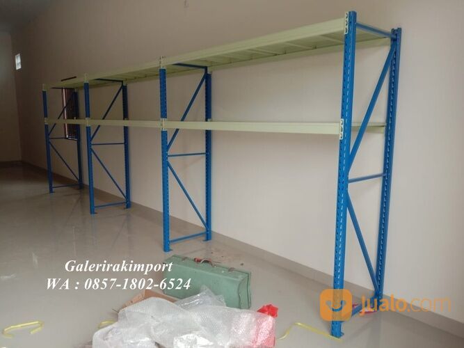 RAK GUDANG KAPASITAS BEBAN 500KG/SUSUN / RAK IMPORT MURAH BESI BAJA di ...