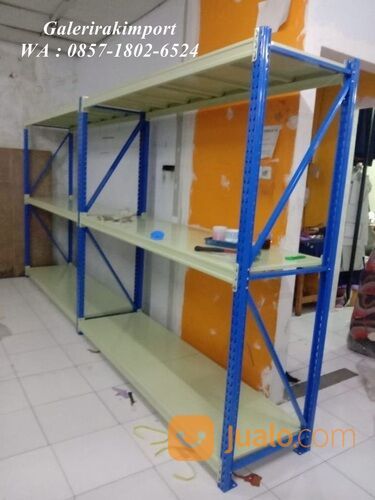 RAK GUDANG KAPASITAS BEBAN 500KG/SUSUN / RAK IMPORT MURAH BESI BAJA di ...