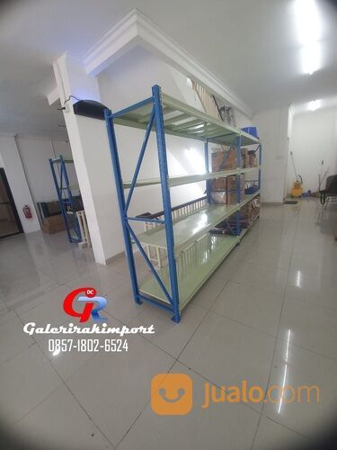 RAK GUDANG KAPASITAS BEBAN 500KG/SUSUN / RAK IMPORT MURAH BESI BAJA di ...