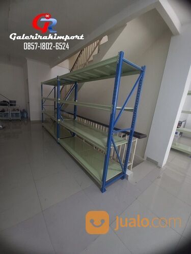 RAK GUDANG KAPASITAS BEBAN 500KG/SUSUN / RAK IMPORT MURAH BESI BAJA di ...