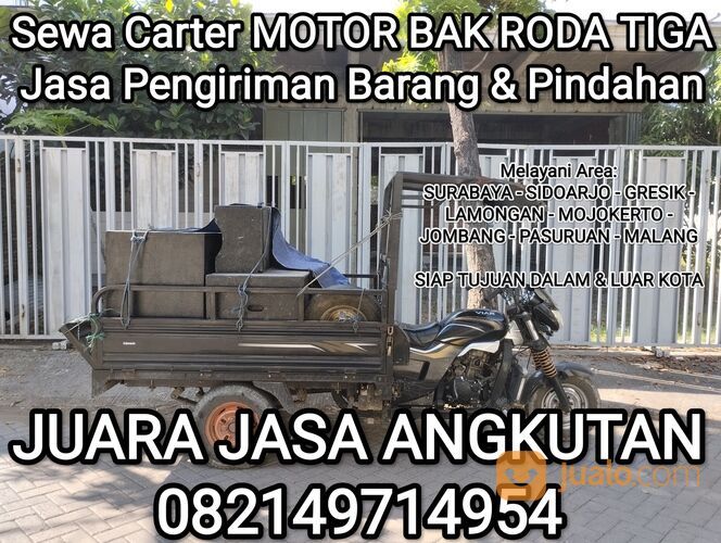 BANGIL Sewa Carteran Motor Pickup Gerobak Roda Tiga Viar Tossa Fukuda ...