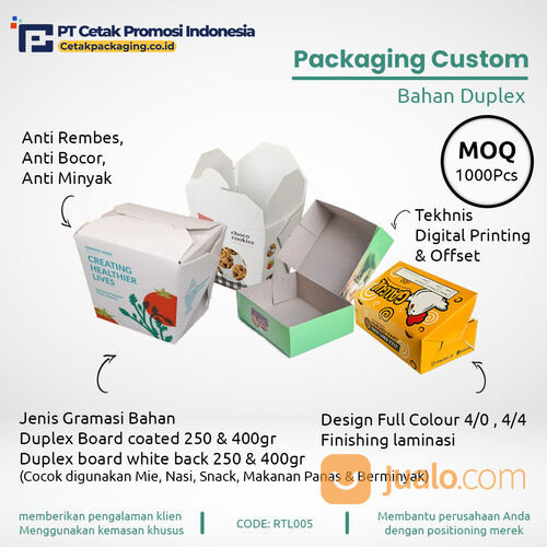 Cetak Box Hampers Packaging Kardus Packing Souvenir Bahan Duplex ...