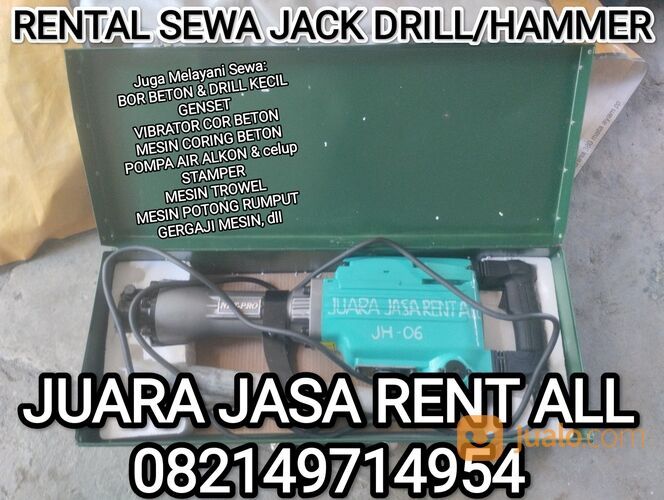 JOMBANG Rental Sewa Jack Hammer Drill Mesin Bobok Bongkar Beton di Kab ...