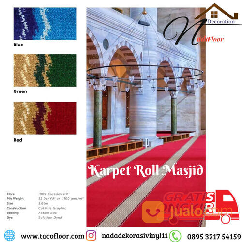 karpet roll masjid al kabir tebal 8 mm meteran di Kota Jakarta Pusat ...