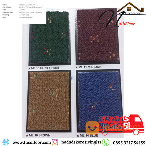 karpet roll lantai brand milano tebal 8 mm karpet hotel di Kota Jakarta ...
