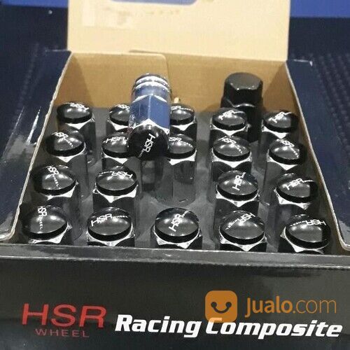 BAUT RODA HSR BLACK 1,25 - MUR RODA VARIASI DRAT 1,25 di Kab. Malang ...