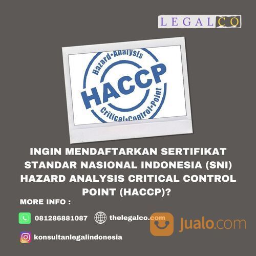 SNI HAZARD ANALYSIS CRITICAL CONTROL POINT (HACCP) di Kota Tangerang ...