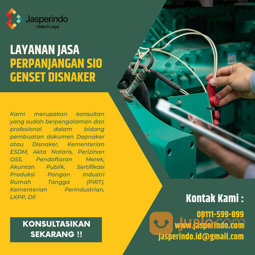 PARPANJANGAN SIO GENSET DISNAKER di Kota Tangerang Selatan, Banten ...