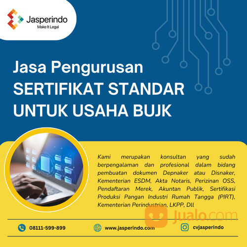 SERTIFIKAT STANDAR UNTUK USAHA BUJK di Kota Tangerang Selatan, Banten ...