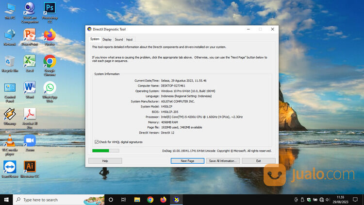 ASUS A450L Intel Core i5 Normal Jaya di Kota Jakarta Selatan, DKI ...