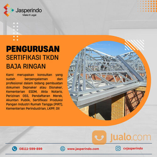 SERTIFIKASI TKDN BAJA RINGAN di Kota Tangerang Selatan, Banten | Jualo.com