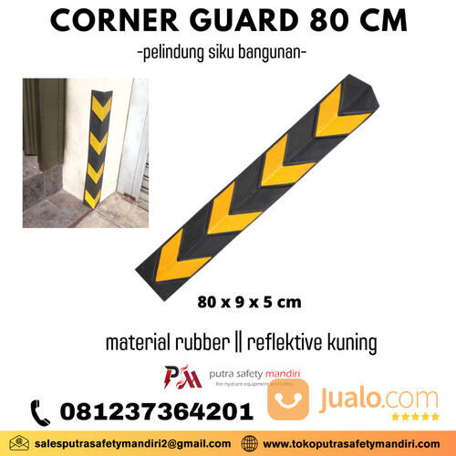 KARET SIKU TEMBOK BANGUNAN RUBBER CORNER GUARD PELINDUNG SUDUT DINDING ...