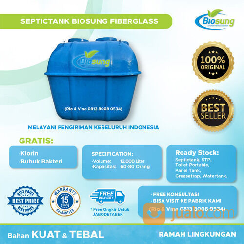 Septic Tank Biotech 12.000 Liter - Septic Tank Biosung - Biotank ...