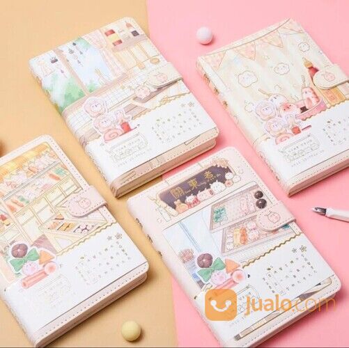 Buku Diary Catatan Harian Notebook Kekinian Soft Cover Buku Bergaris di ...