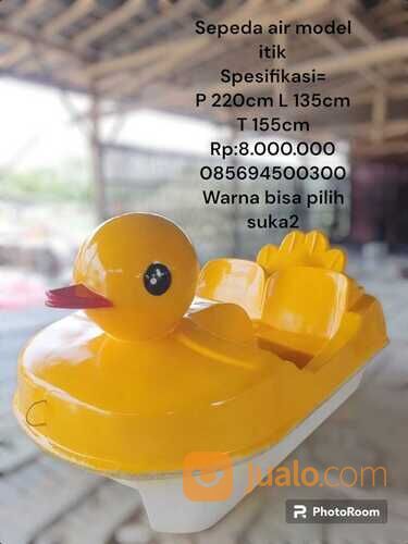 sepeda air itik mewah/sepeda air goes/perahu wisata air/bebek bebekan ...