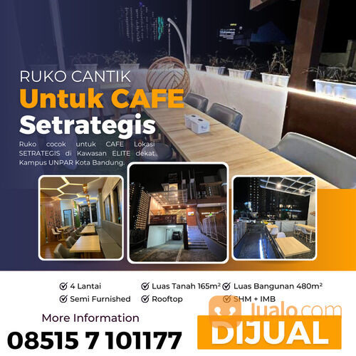 RUKO PERUNTUKAN CAFE SIAP PAKAI DI KOTA BANDUNG di Kota Bandung, Jawa ...