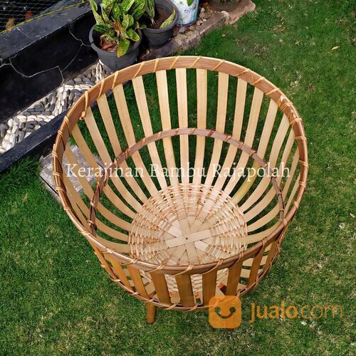 Vas Bunga Bambu Model Lidi dan Standing Pot Bambu di Kab. Tasikmalaya ...