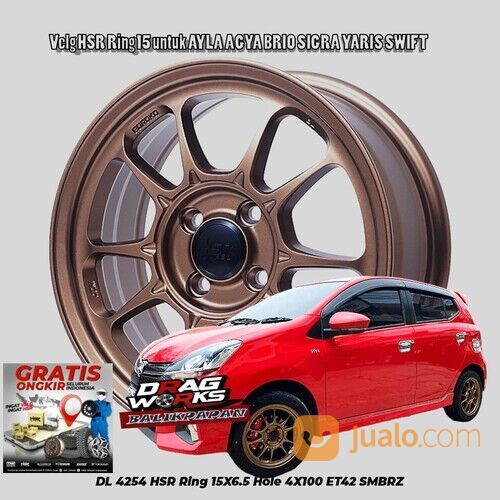 Velg Ring 15 Warna Bronze Harga Promo untuk Brio Agya Ayla Sigra Calya ...