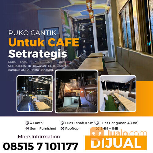 RUKO UNTUK CAFE DI KAWASAN ELITE KOTA BANDUNG di Kota Bandung, Jawa ...