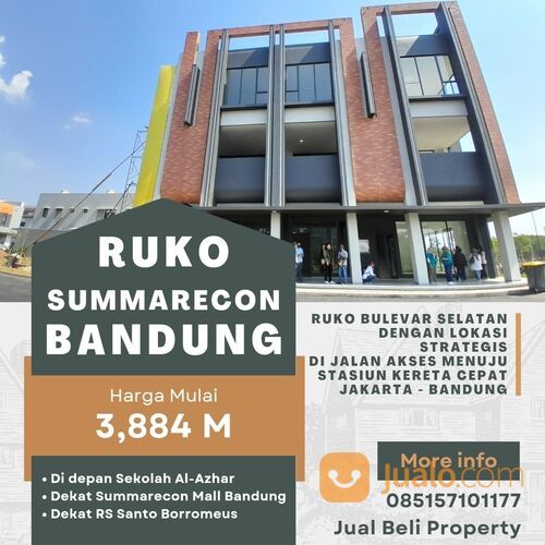 RUKO SUMMARECON BANDUNG DEPAN SEKOLAH AL AZHAR di Kota Bandung, Jawa ...