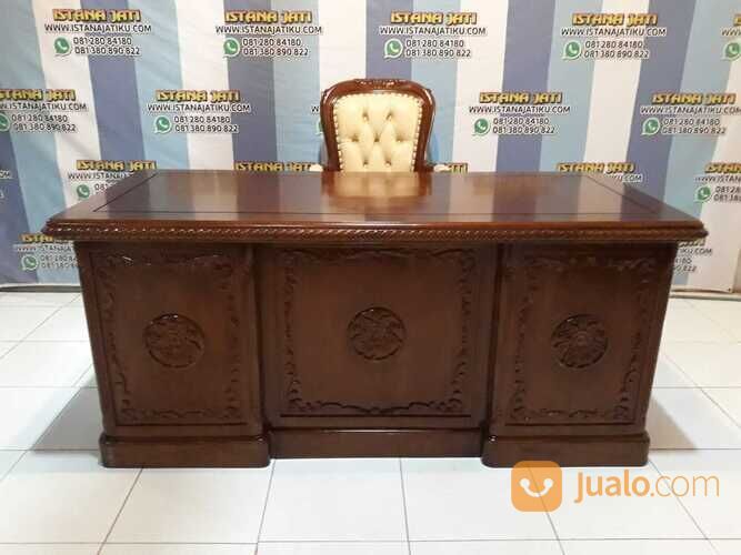 Meja Kantor Ukir Kayu Jati di Kota Malang, Jawa Timur | Jualo.com