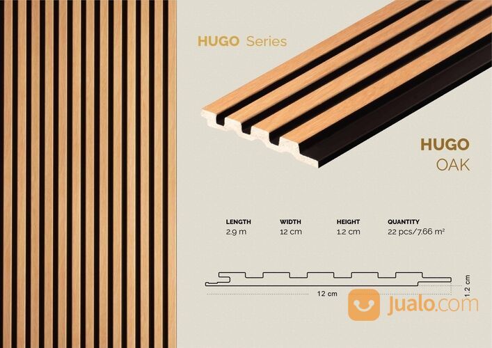 Wall Panel GAIA HUGO Series - Kisi kisi Wall Panel full padat di Kota ...